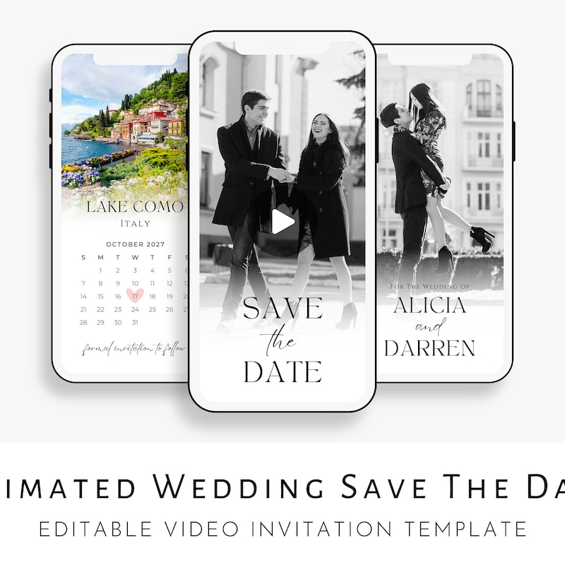 Black Victorian Save the Date - Etsy UK