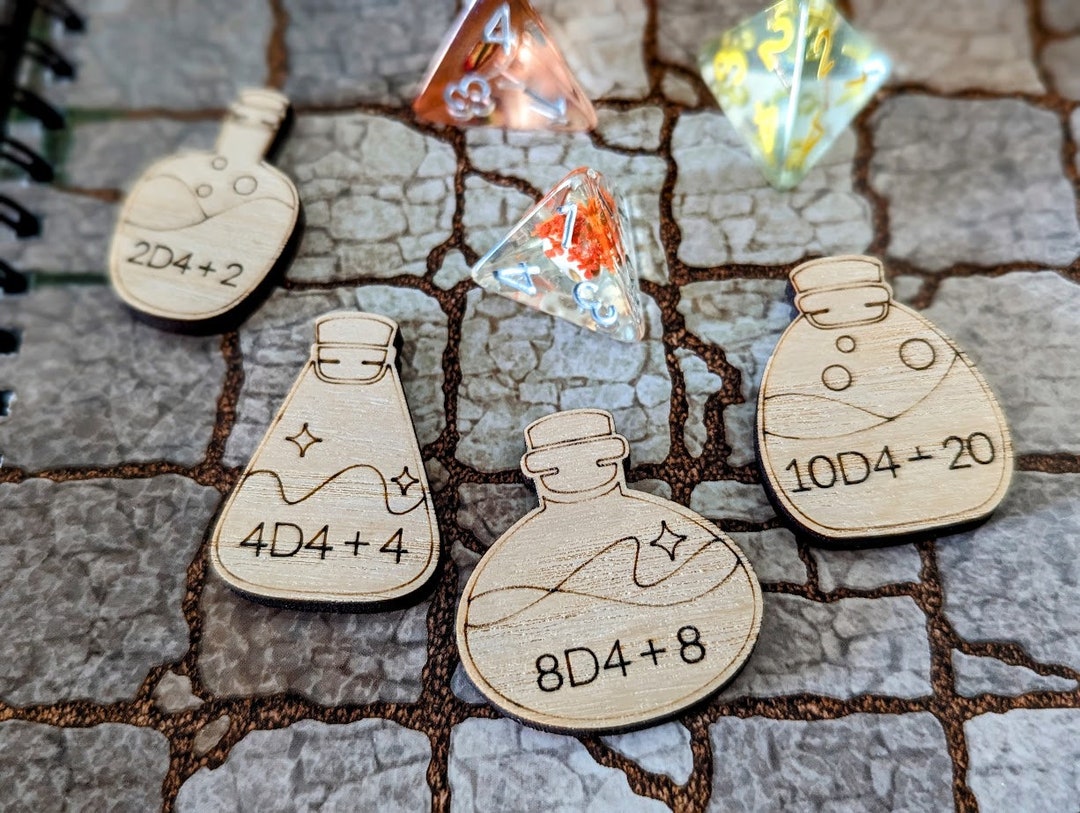 Potion of Healing / Health Potion Tokens Dungeons and Dragons TTRPG ...