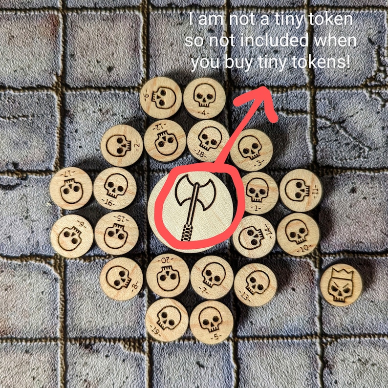 Tiny Monster Tokens Dungeons and Dragons Tokens / Dungeon Master Tokens ...