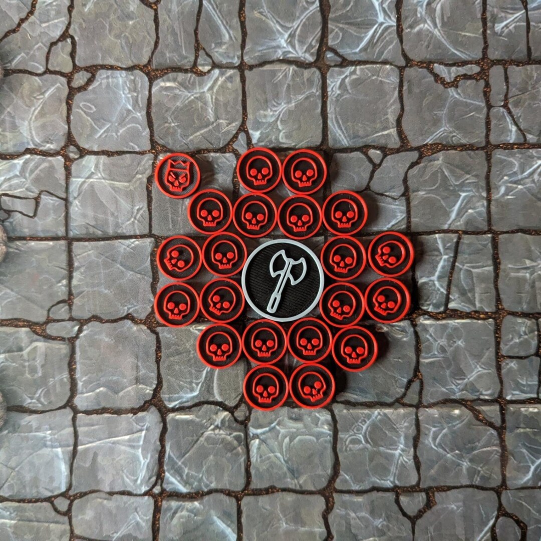 D&D Tiny Tokens - Swarm Mobs - Dungeons and Dragons Tokens / Dungeon ...