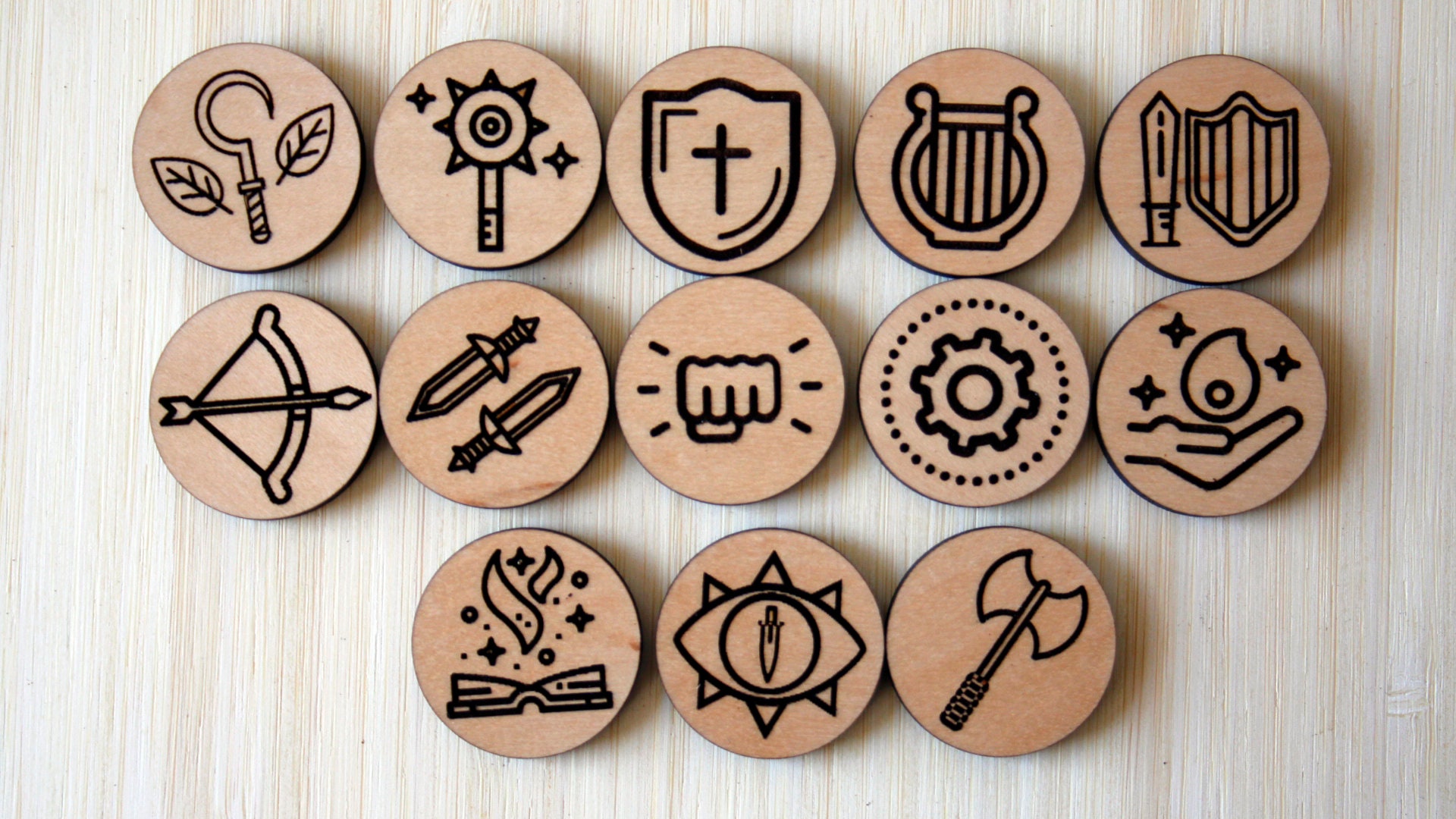 D D Character Class Tokens Dungeons And Dragons Tokens Dungeon D D Character Class Tokens Dungeons And Dragons Tokens Dungeon