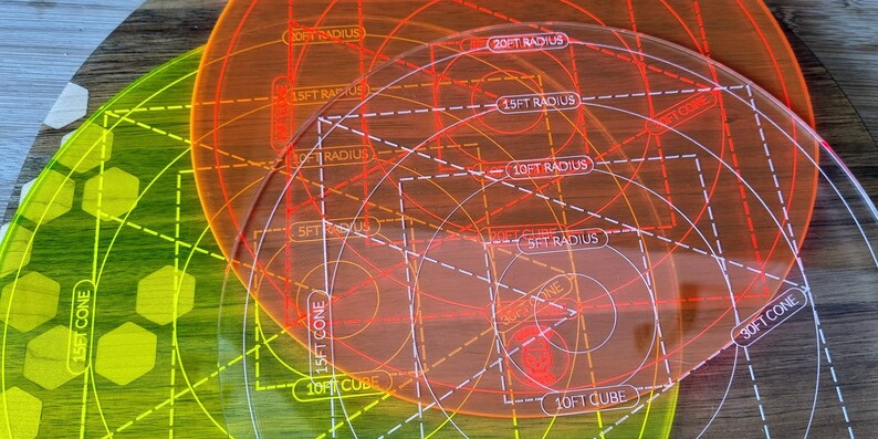 Spell Template / Area of Effect for 5th Edition Dungeons and Dragons, D ...