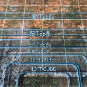 Area of Effect Spell Templates / Spell Rulers Dungeons and Dragons ...