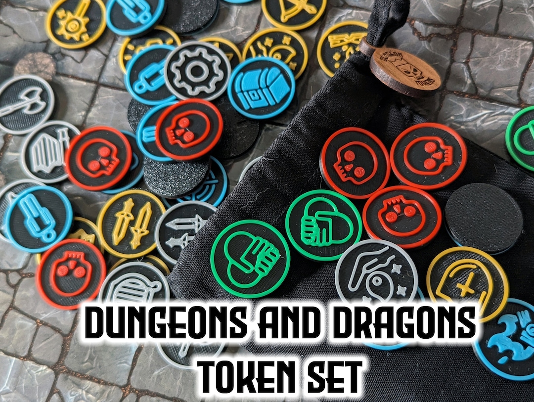 Dungeons and Dragons Tokens / DND Token Set - Monsters, Classes, Npcs ...