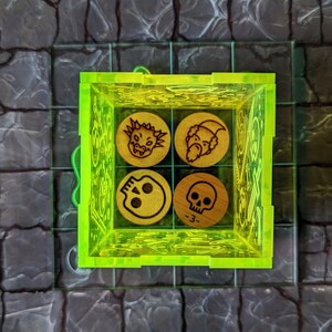 Gelatinous Cube Monster Dungeons and Dragons Tokens / Dungeon Master ...