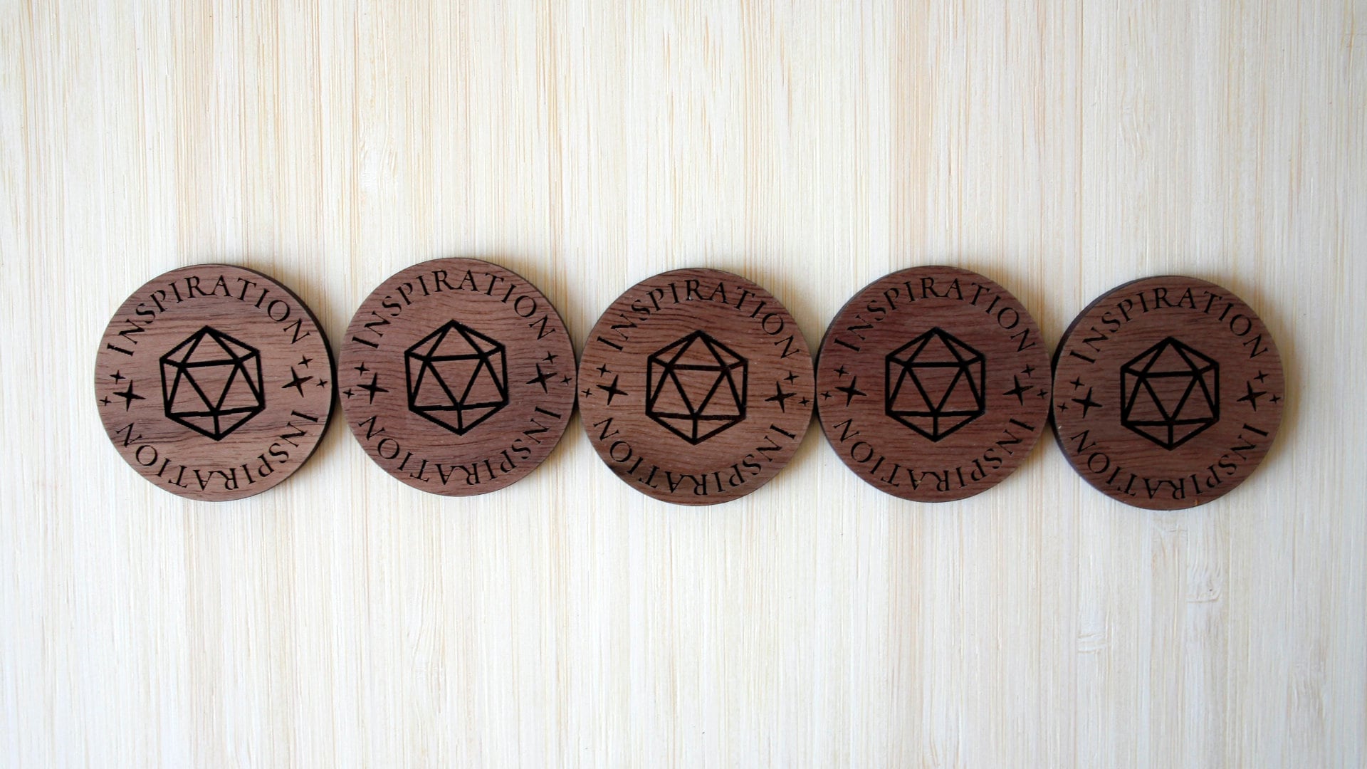 Inspiration Tokens Dungeons and Dragons Tokens / Dungeon Master Tokens ...