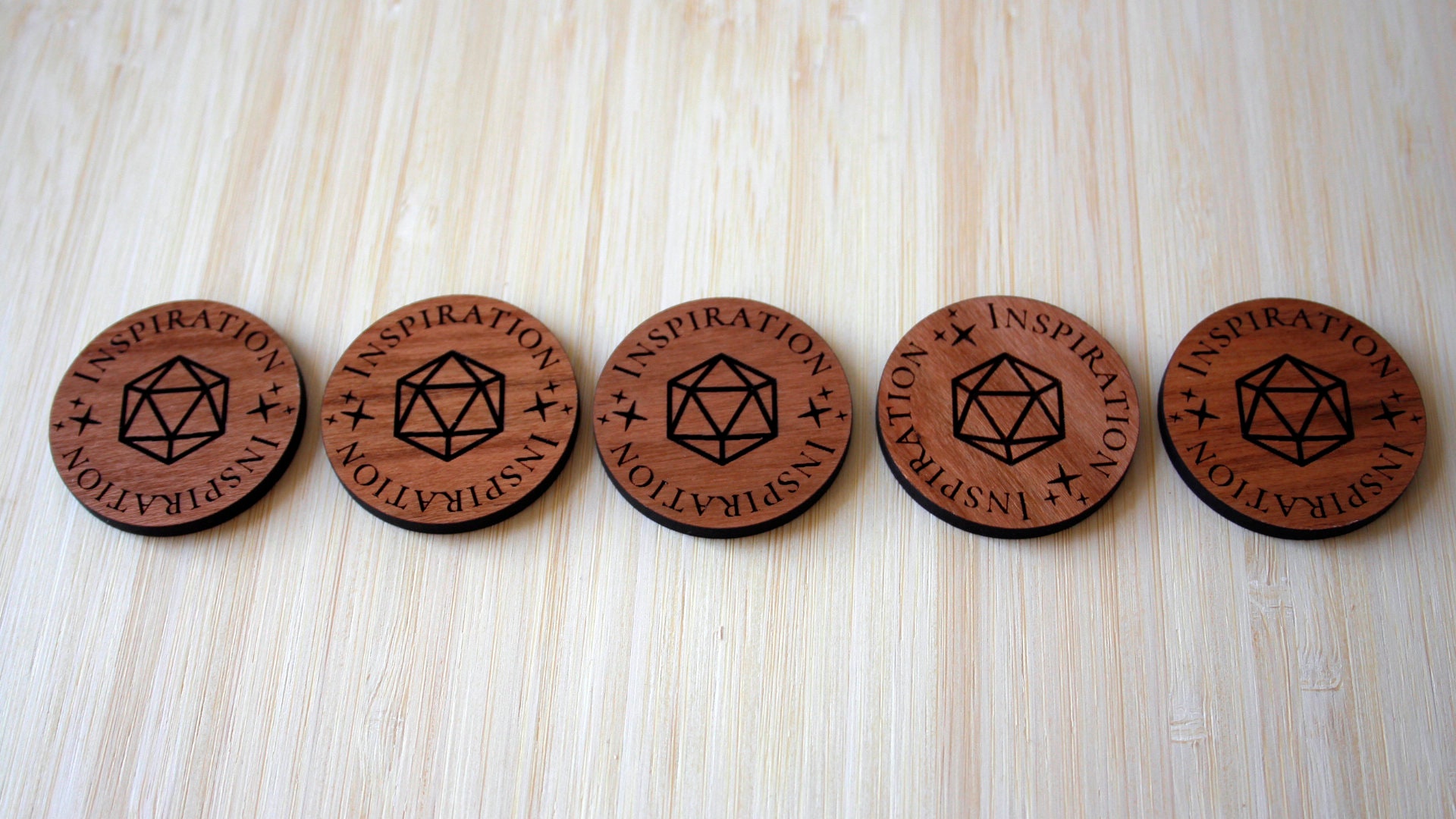 Inspiration Tokens Dungeons and Dragons Tokens / Dungeon Master Tokens ...