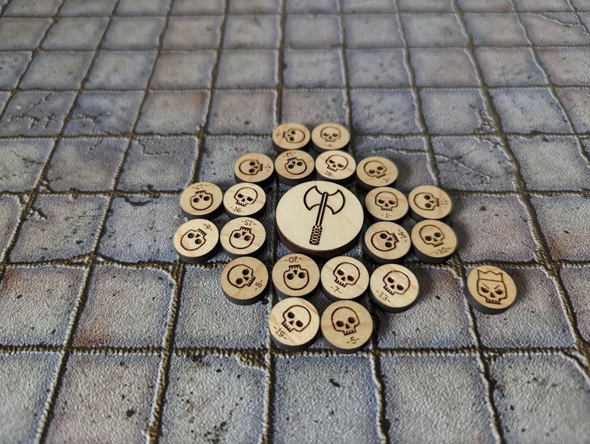 Tiny Monster Tokens Dungeons and Dragons Tokens / Dungeon Master Tokens ...