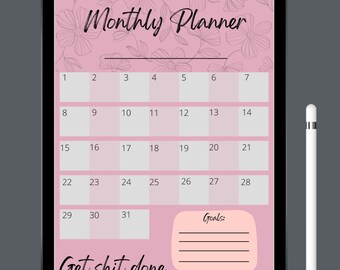 March 2025 Monthly Planner| Instant Download - Etsy