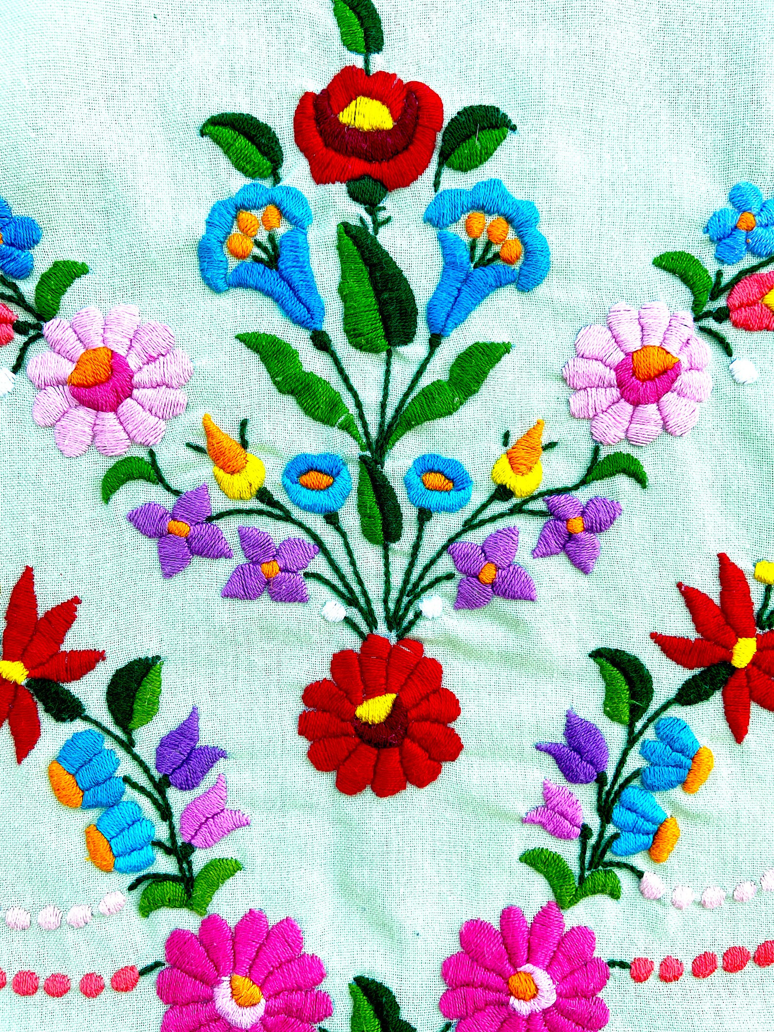 Hand EMBROIDERED 17x 15 VINTAGE HUNGARIAN Handmade - Etsy