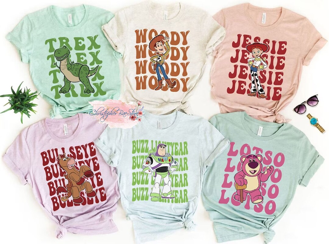 Toy Story Family Shirts Disney Toy Story Group Shirts Buzz - Etsy