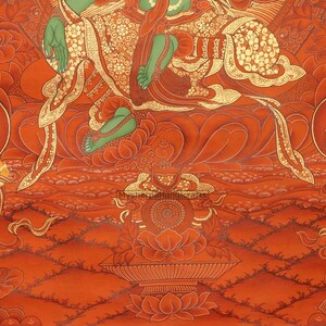6 Chakra Thanka , Green Tara Thanka , Tibetan Thanka Art , Tibetan Art ...