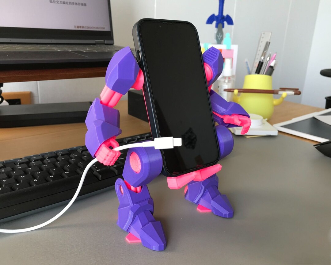 3D Printed Mech-style Phone Stand Robotic Exoskeleton Stand - Etsy