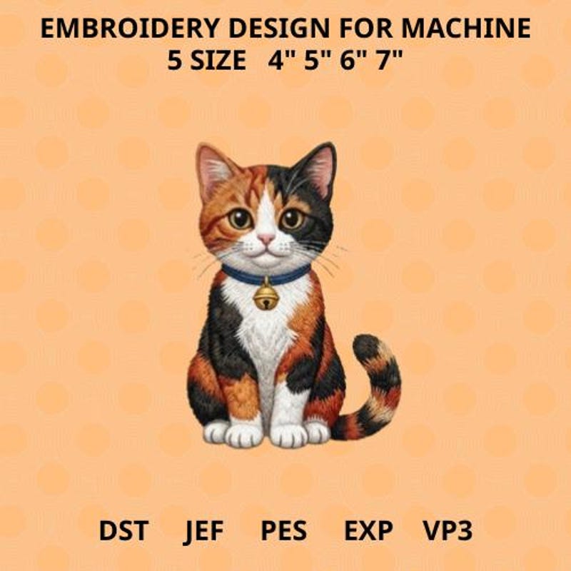 Calico Embroidery Pattern - Etsy