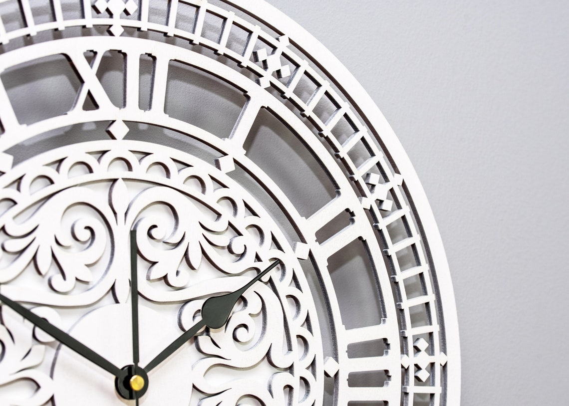 Vintage Wall Clockvictorian Design Wooden Clock for - Etsy