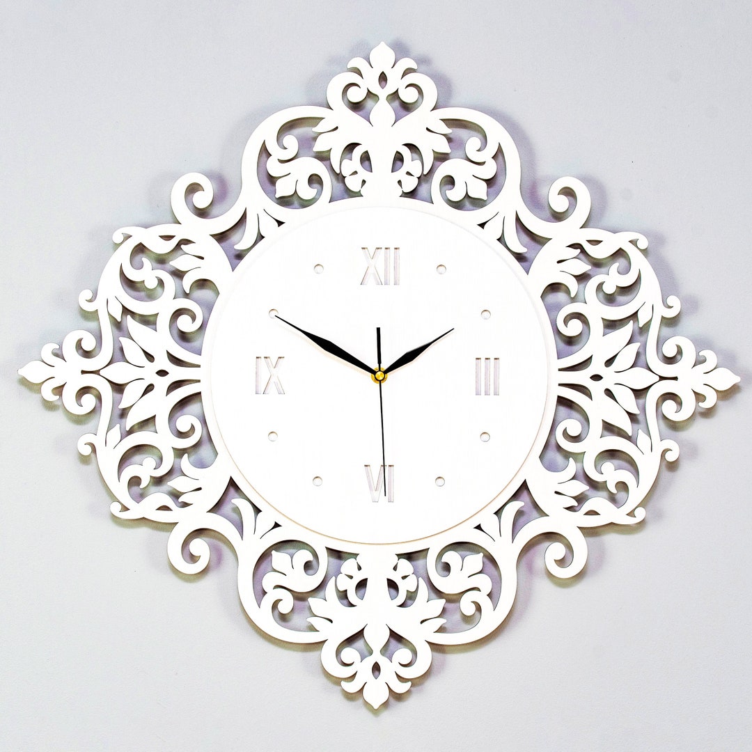 Vintage Wall Clock,victorian Design,, Wooden Clock for Bedroom, Living ...