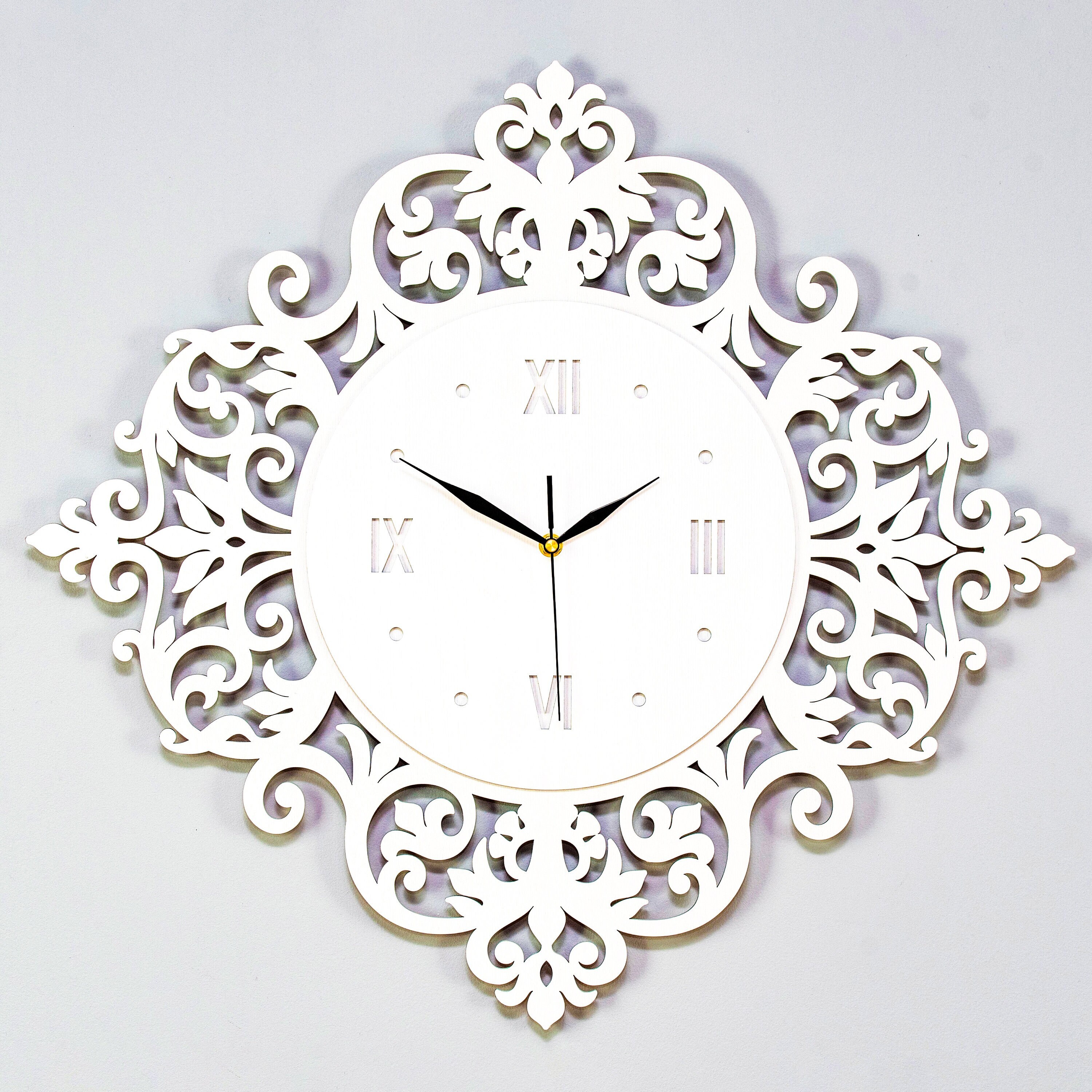 Vintage Wall Clock,victorian Design,, Wooden Clock for Bedroom, Living ...