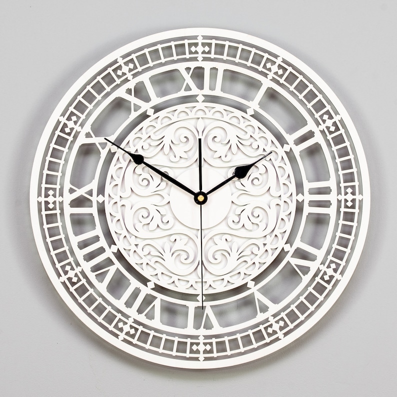 Vintage Wall Clock,victorian Design,, Wooden Clock for Bedroom, Living ...