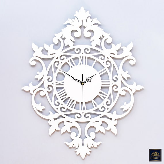 Vintage Wall Clock VICTORIAN Design Wooden Clock for - Etsy