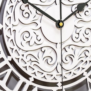 Vintage Wall Clock,victorian Design,, Wooden Clock for Bedroom, Living ...