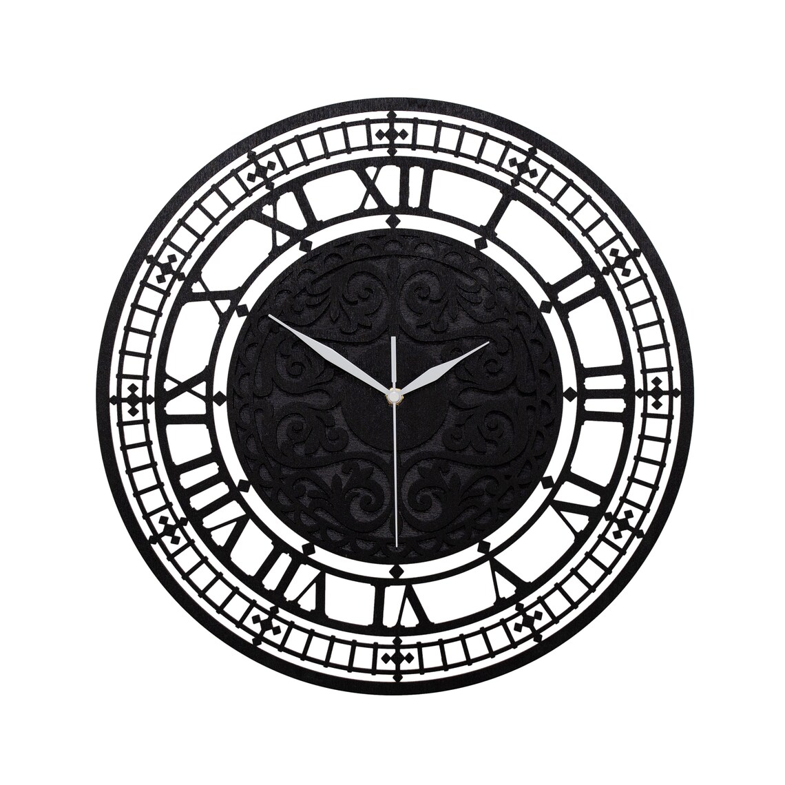 Vintage Wall Clock,victorian Design,, Wooden Clock for Bedroom, Living ...