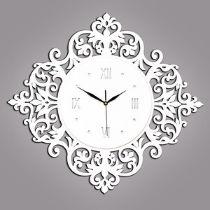 Vintage Wall Clock,victorian Design,, Wooden Clock for Bedroom, Living ...