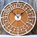 LOFT, INDUSTRIAL Wall Clock, Large, Wooden Clock, Wall Decor for ...