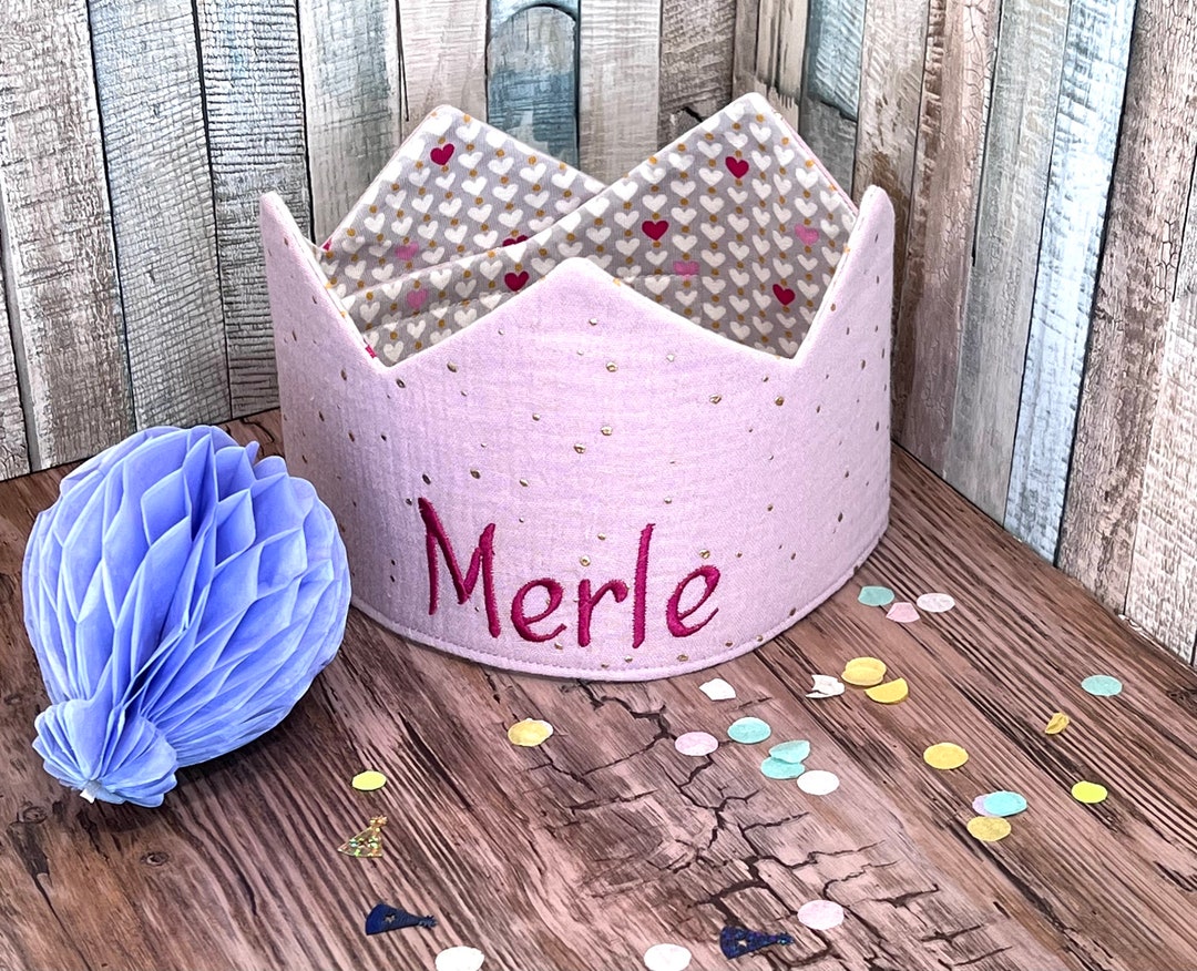 Birthday Crown Merle With Names and Numbers Personalizable - Etsy