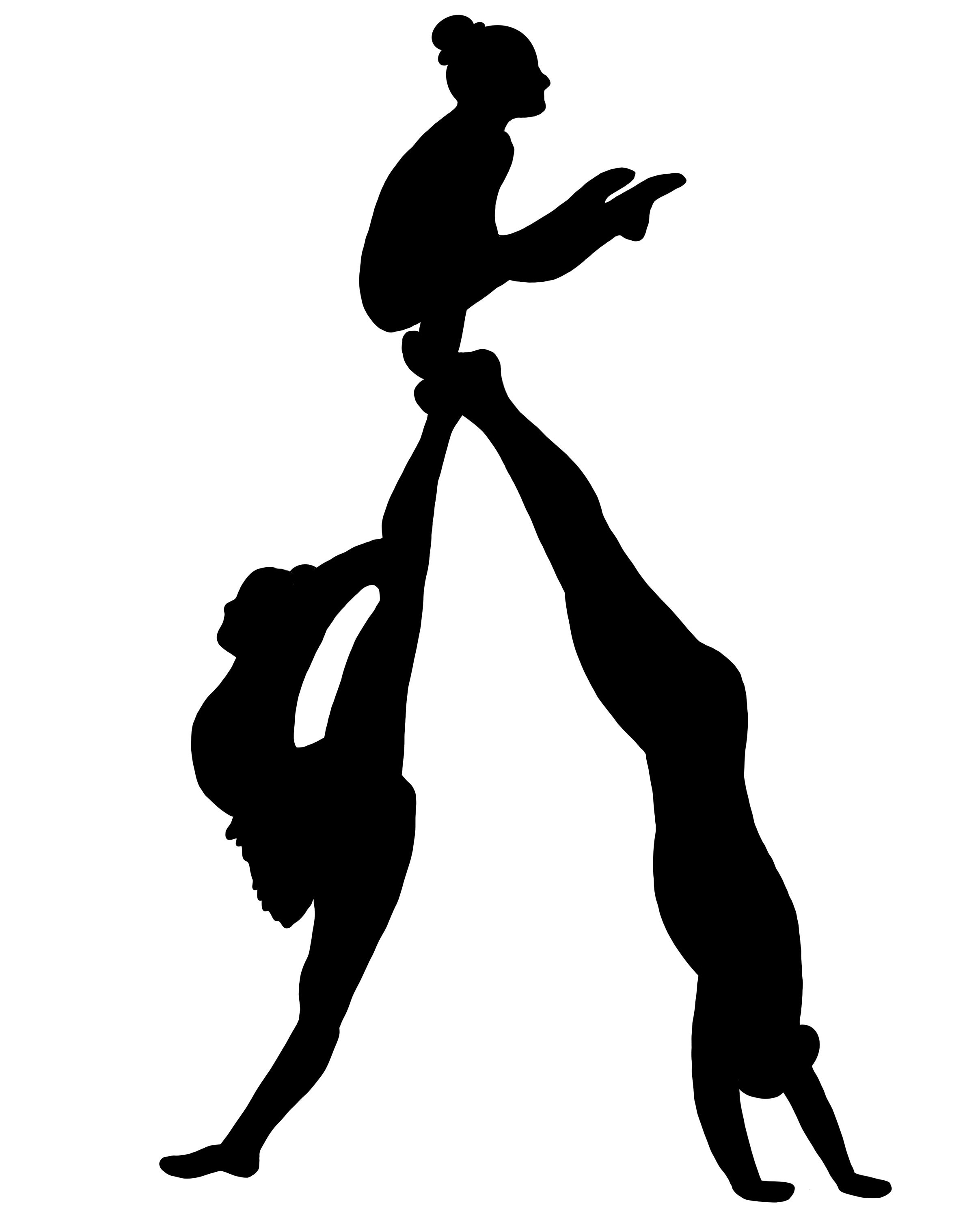 Sports Acrobatics Trio PNG - Etsy