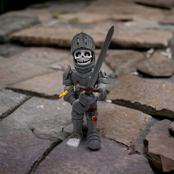 3d Printed Skeleton Knight - Etsy