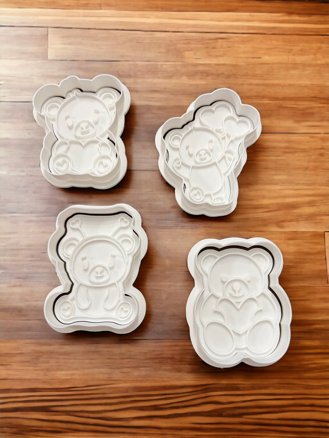 Bear Cookie Cutters-four Pack Set - Etsy