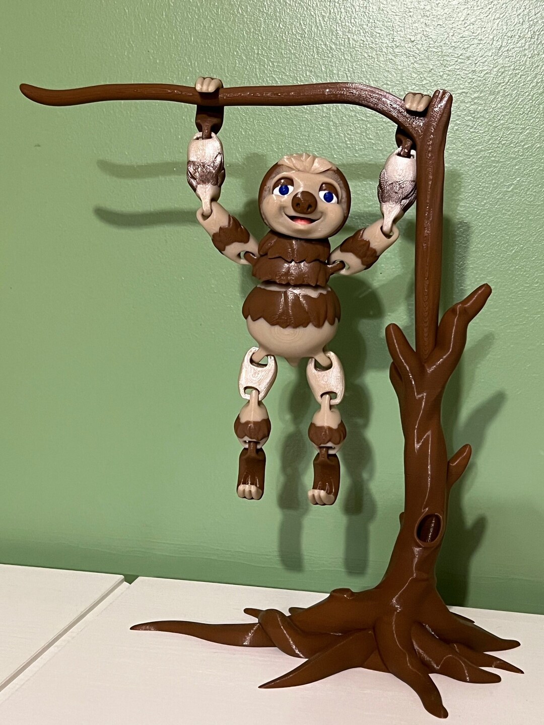 Flexi Sloth and Tree - Etsy