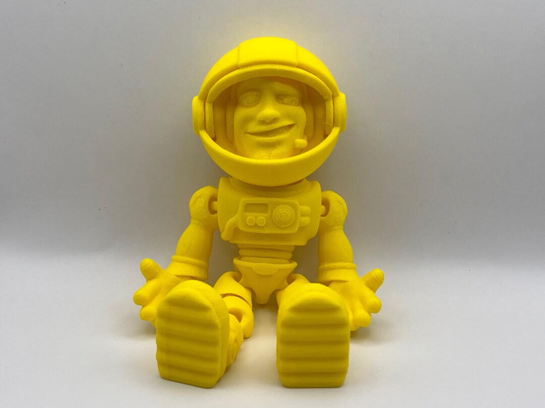 Articulated Flexi Astronaut Toy - Posable Space Figure - Etsy