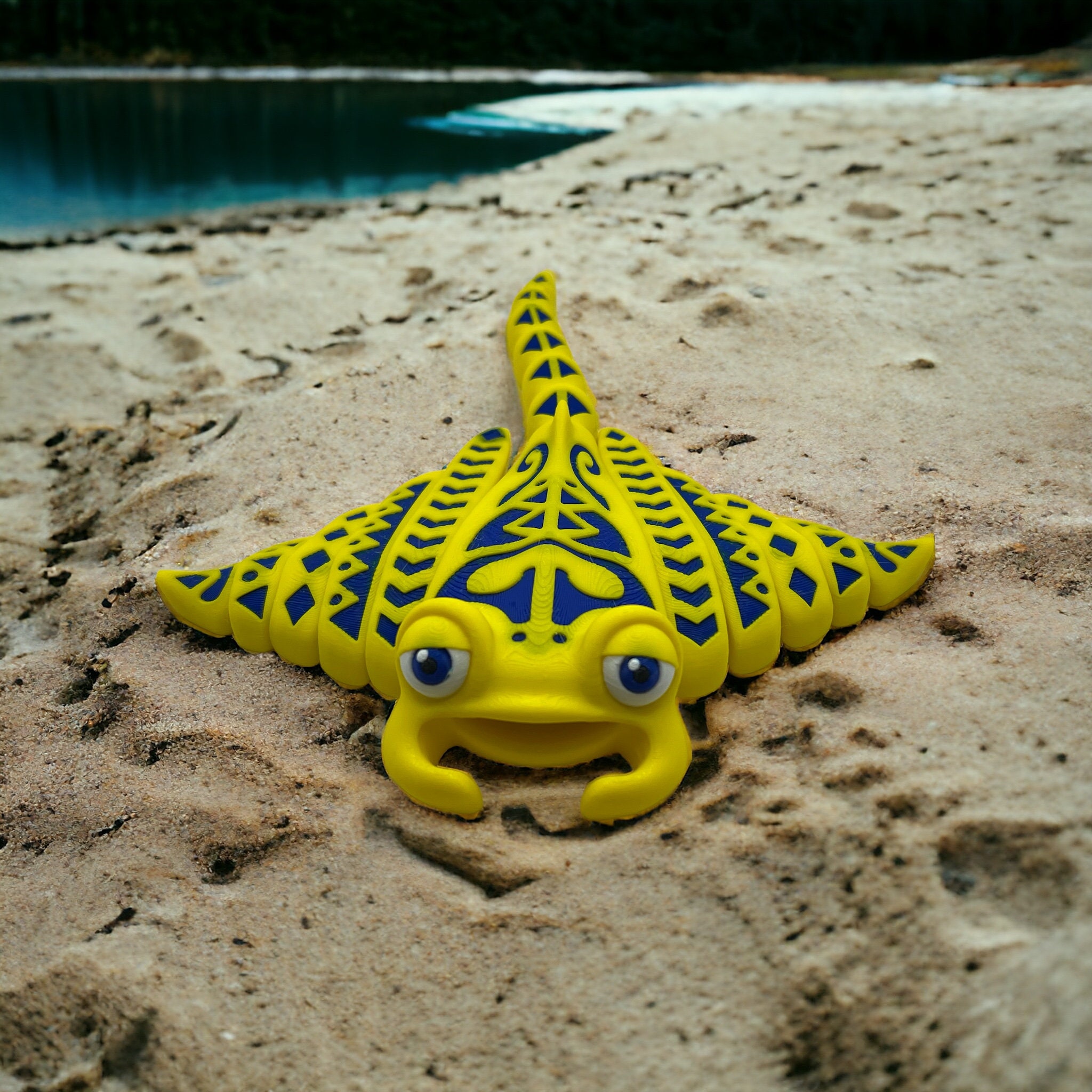Flexi Stingray: Articulated 3D Printed Toy - Etsy