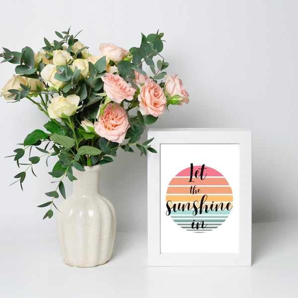 Let the Sunshine In - Etsy
