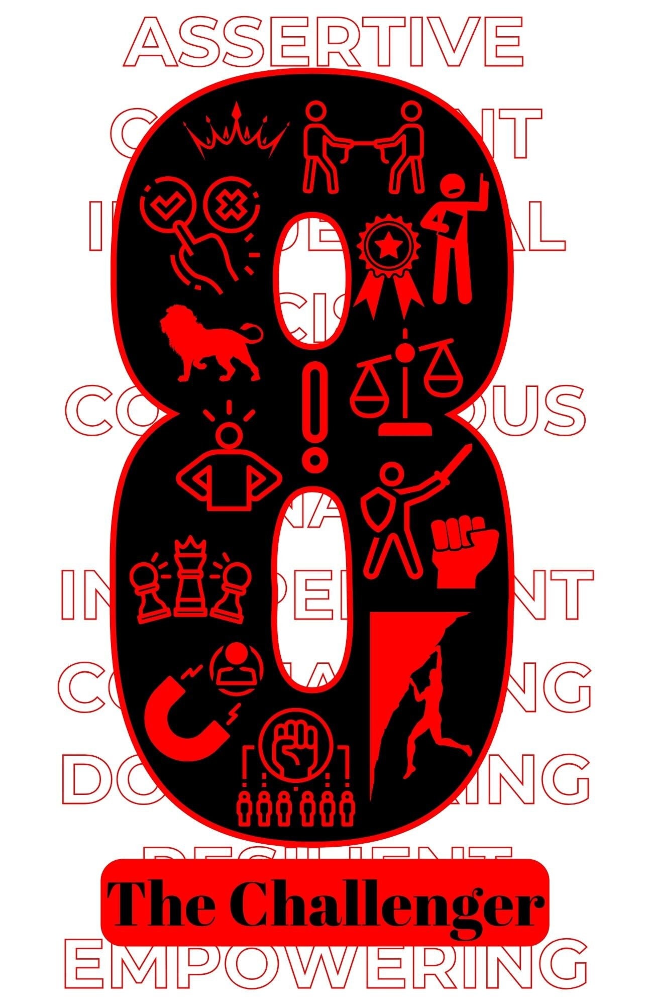 Enneagram 8 Poster - Etsy