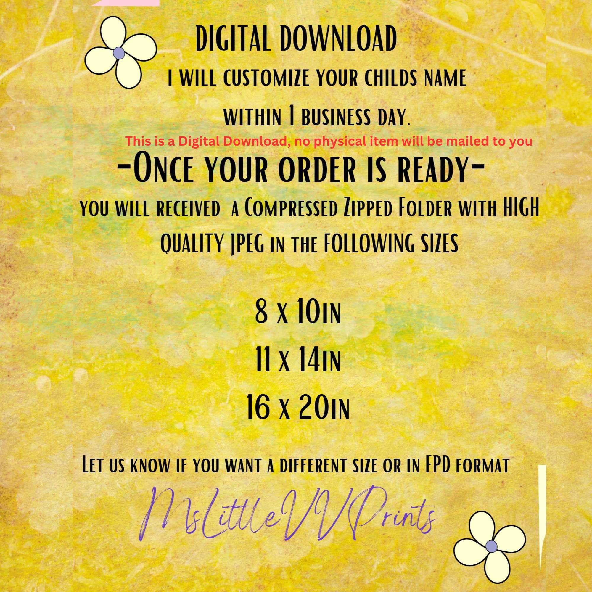 Personalized Digital Roblox Name Poster. Roblox Custom Name. Kids Wall ...