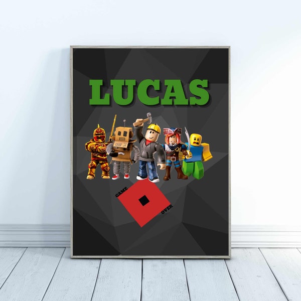 Roblox Wall Posters - Etsy