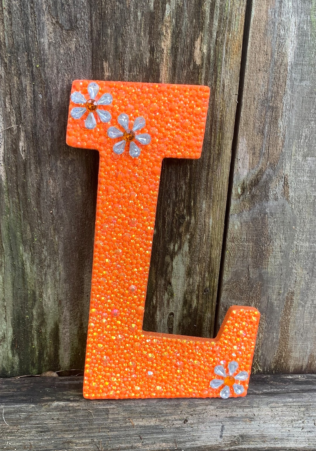 Custom Rhinestone Letter! - Etsy