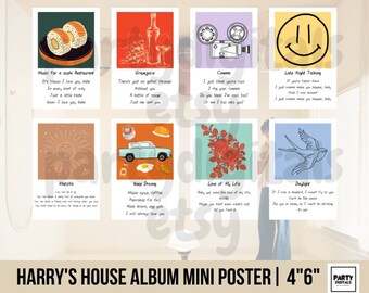 Mini Album Poster - Etsy