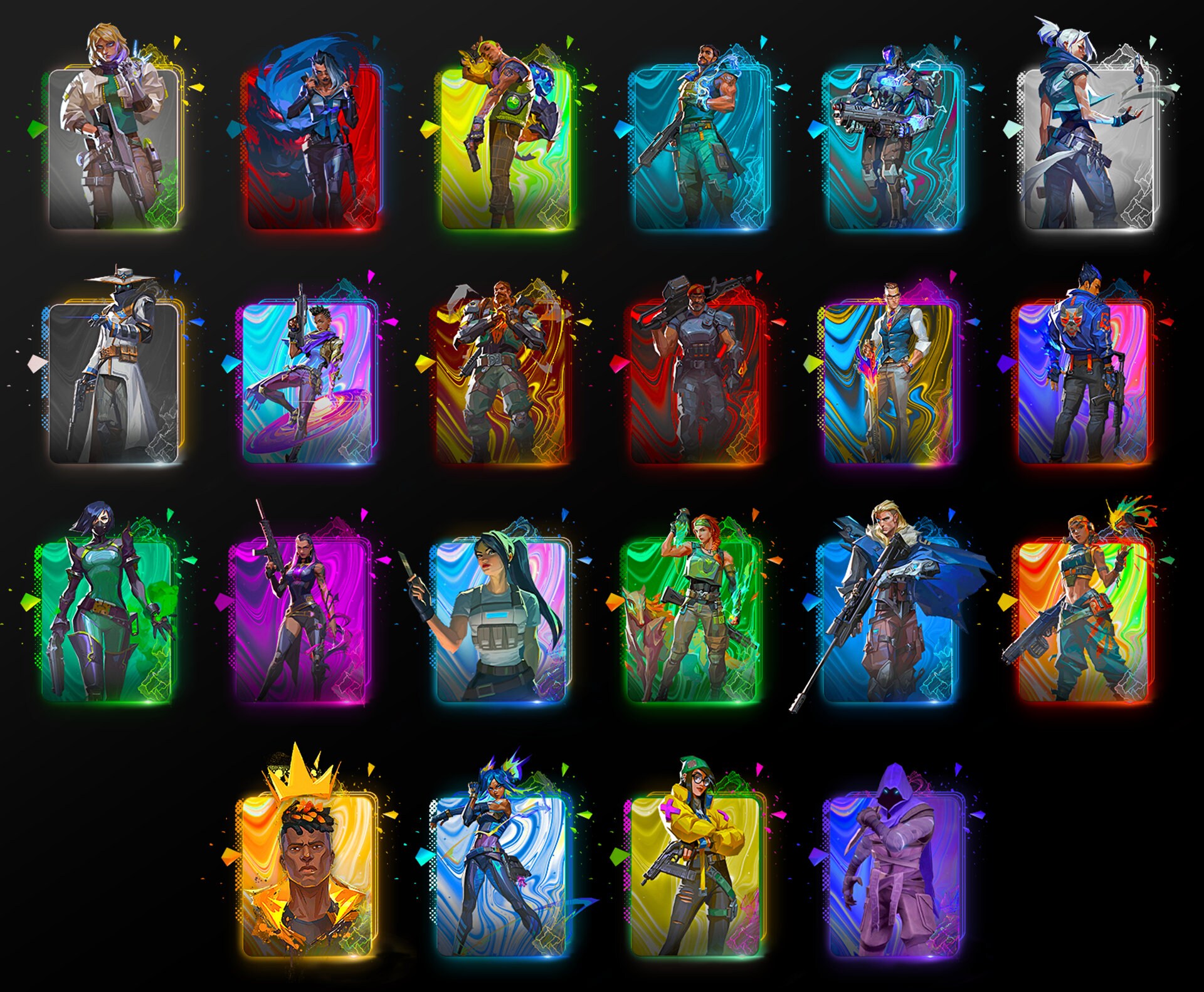 Valorant Agents Panel Package - Etsy