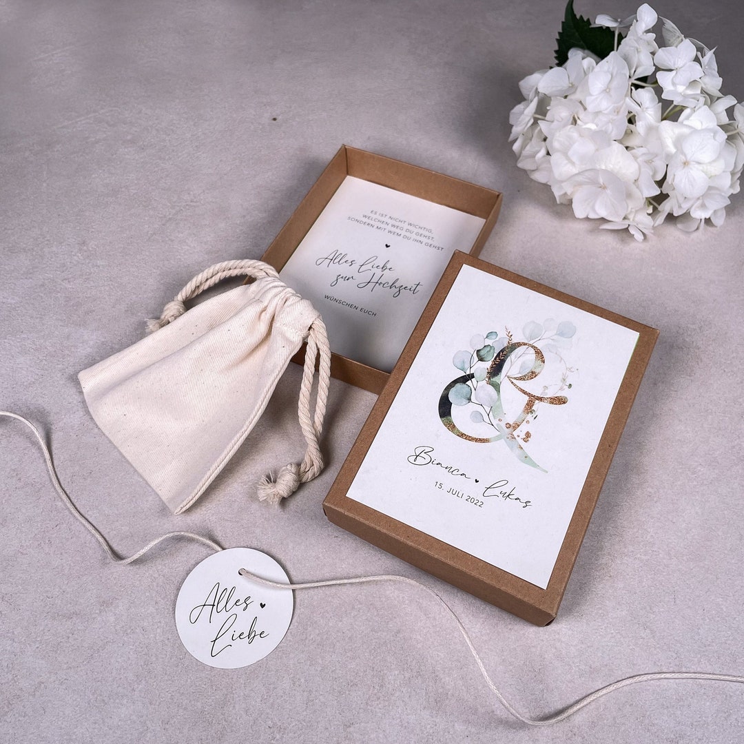 Gift Box LOKI Gift Box Wedding Gift Money Gift Personalized With Name ...