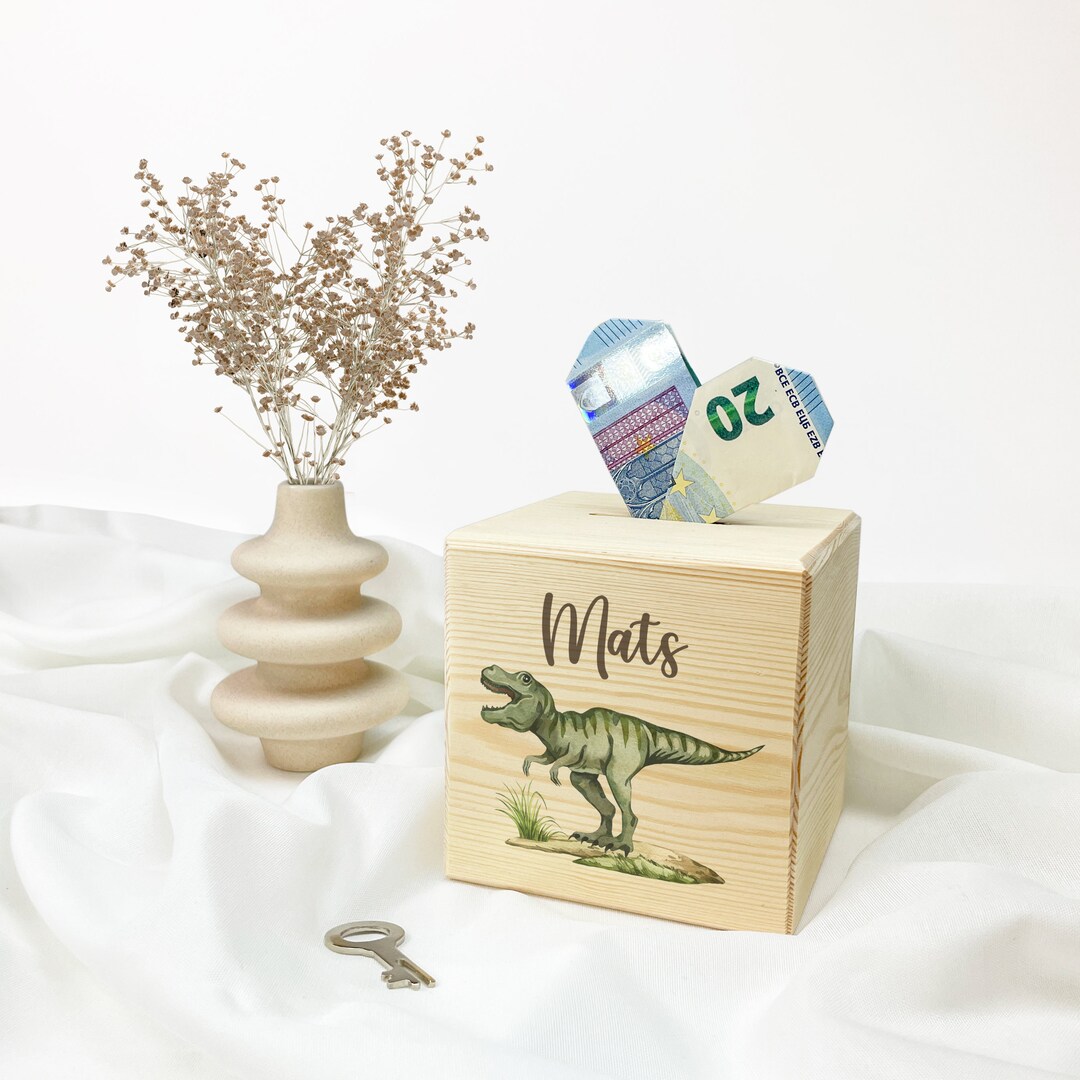 Personalized Money Box, Money Box, Child Money Box, Wooden Money Box ...