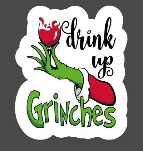 Grinch Christmas Stickers - Etsy