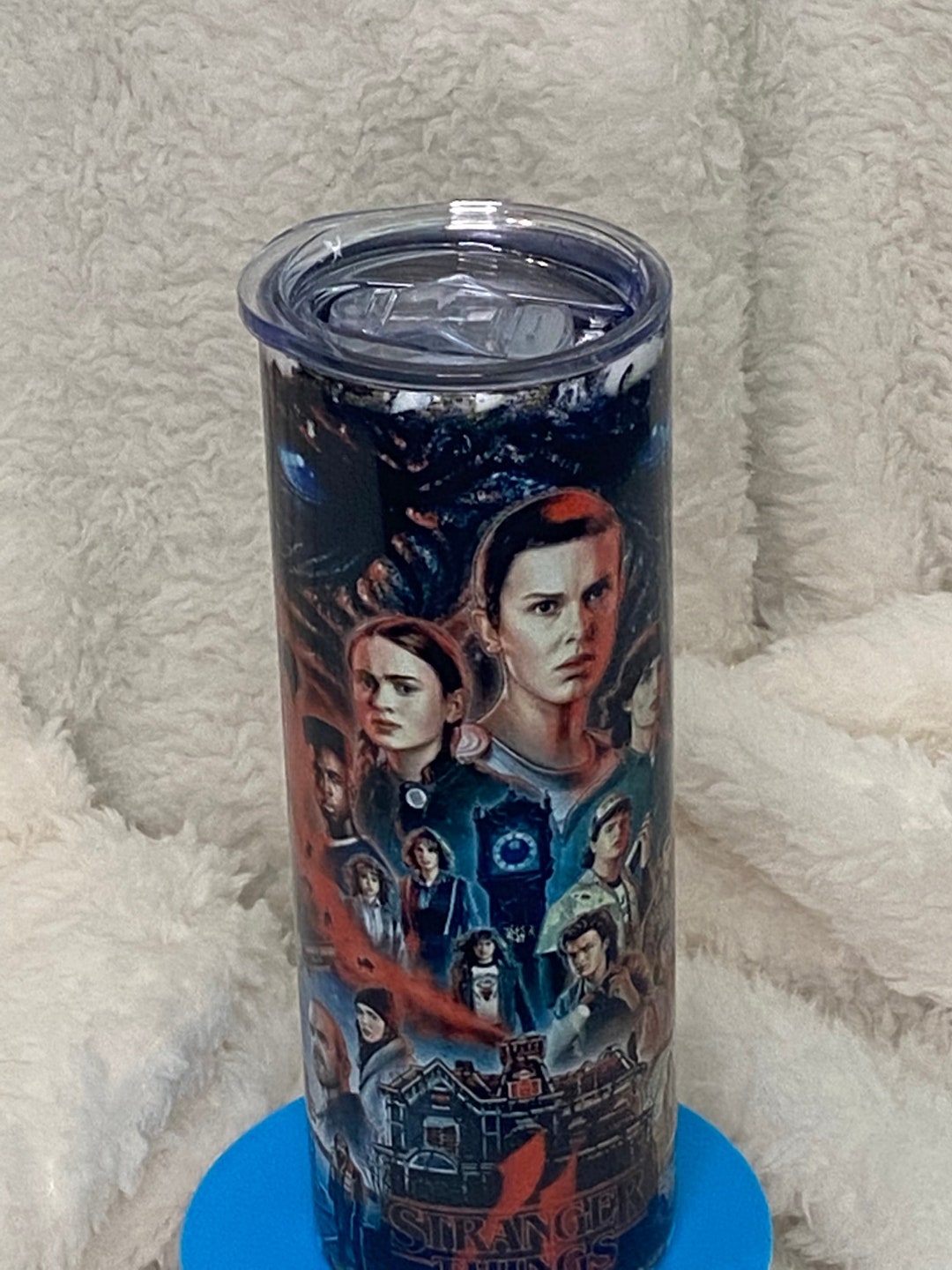 Stranger Things 20 Oz Sublimated Skinny Tumbler - Etsy