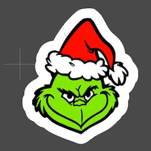 Grinch Christmas Stickers - Etsy