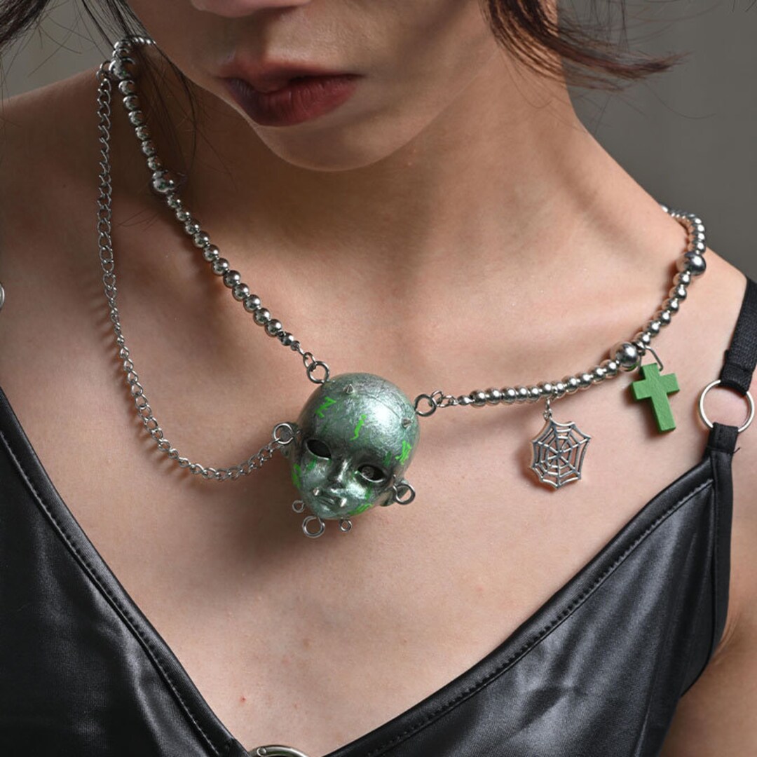 Unique Handmade Hellraiser Monster Doll Necklace Personalized - Etsy
