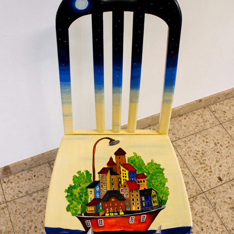 Hand Painted Chairs - Etsy