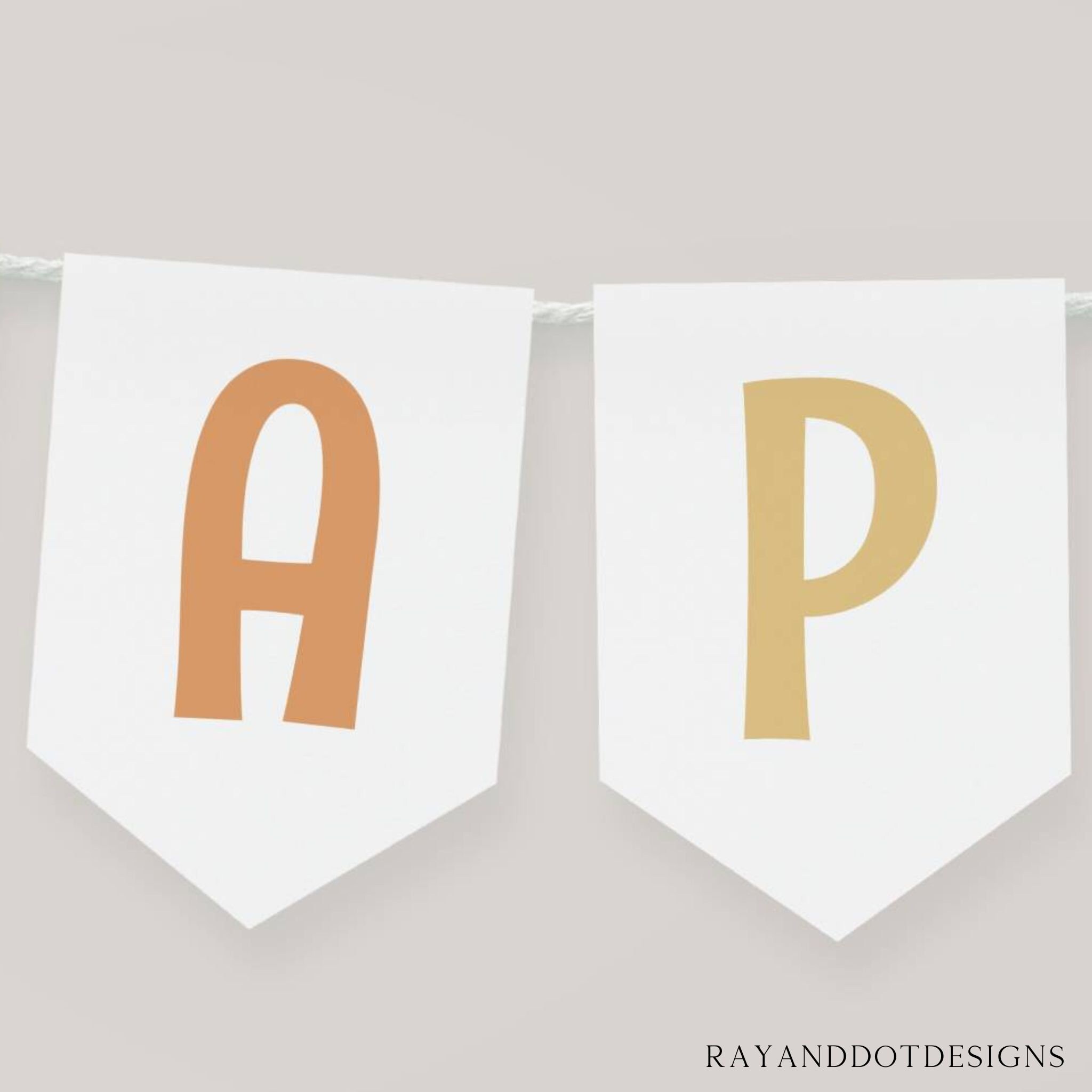 Editable Rainbow Bunting Rainbow Birthday Party Banner Printable Boho ...