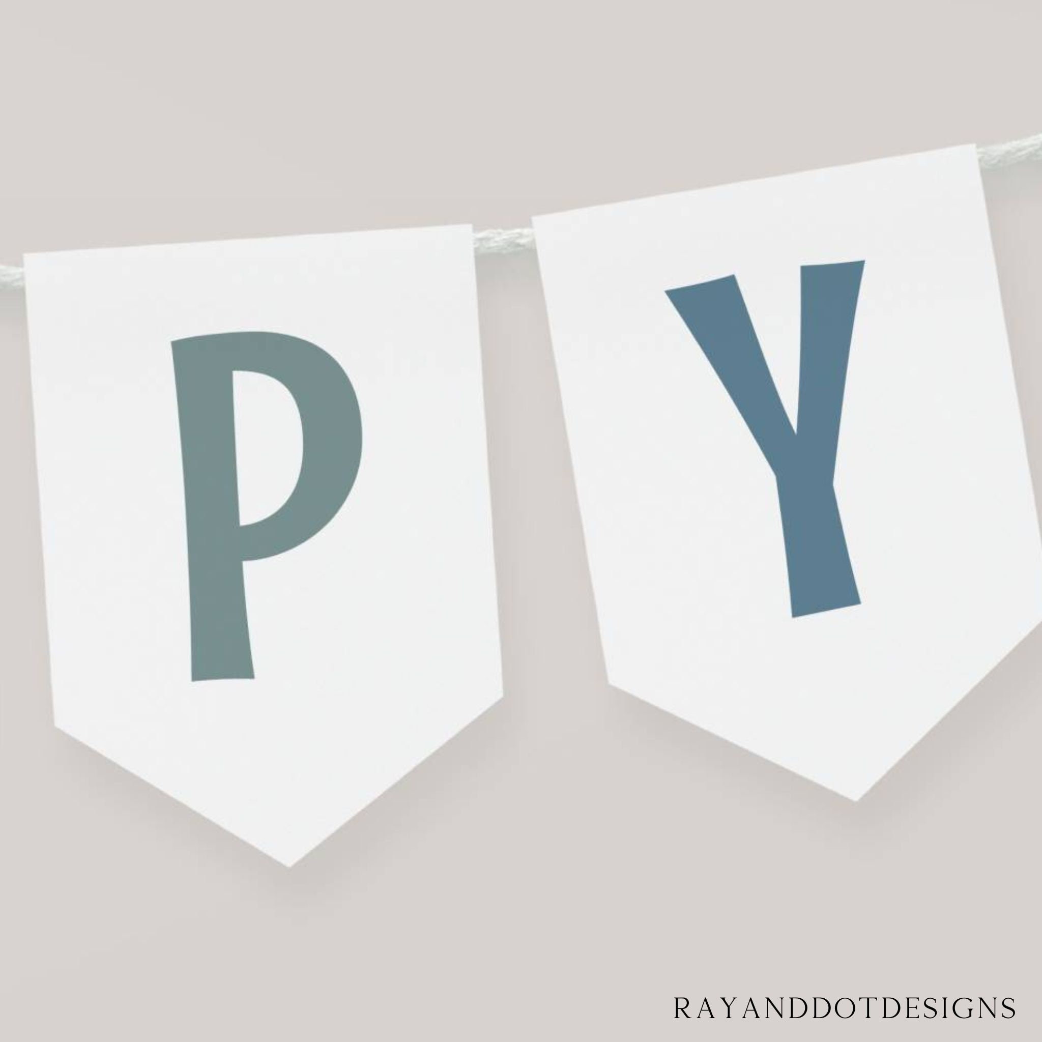 Editable Rainbow Bunting Rainbow Birthday Party Banner Printable Boho ...